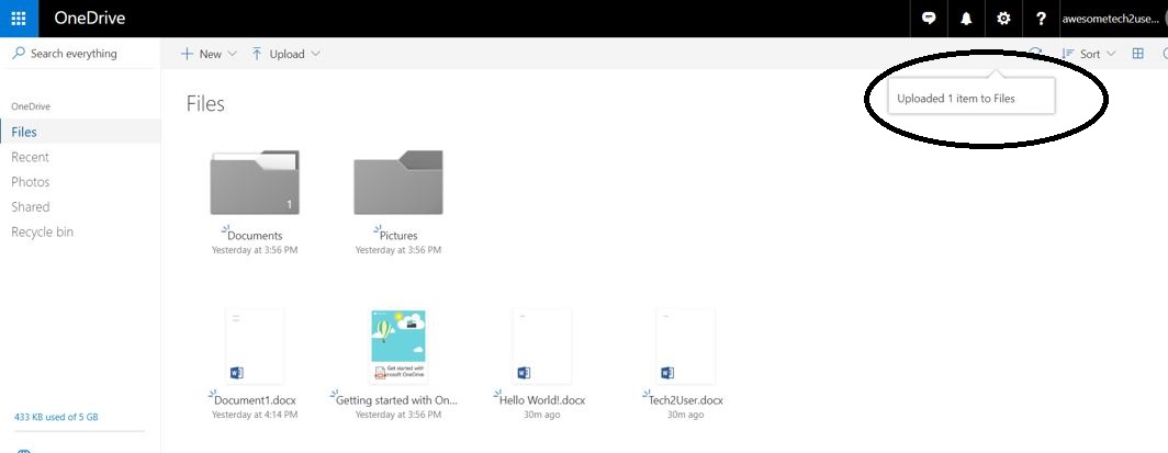 How to Access OneDrive & Upload Documents – UKnowtech2